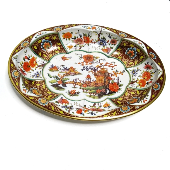 Vintage | Dining | Vintage Daher Tin Platter | Poshmark